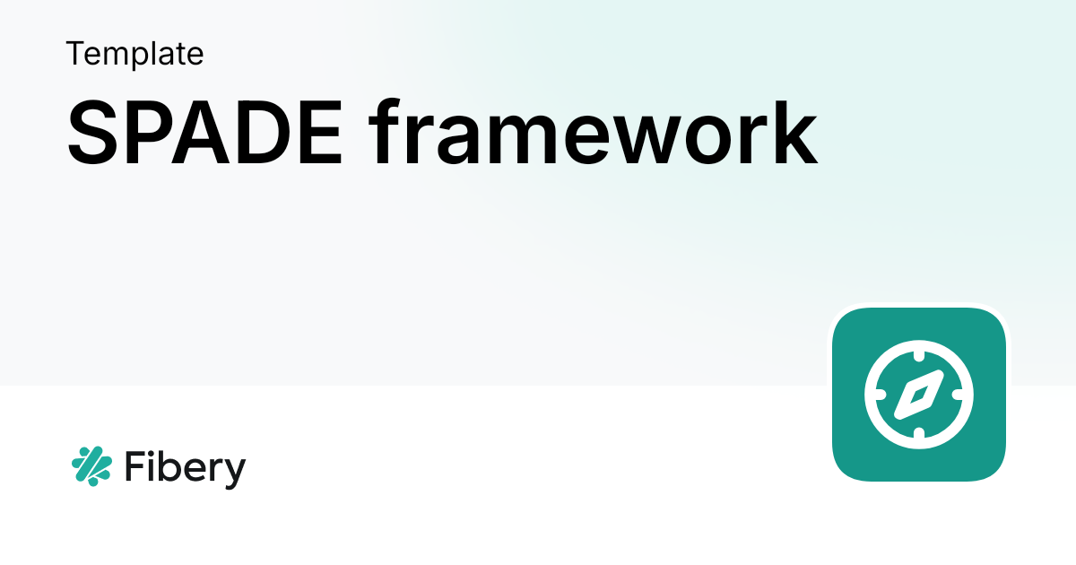 SPADE framework — Fibery