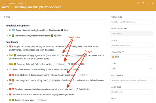 How Fibery uses Fibery for product development