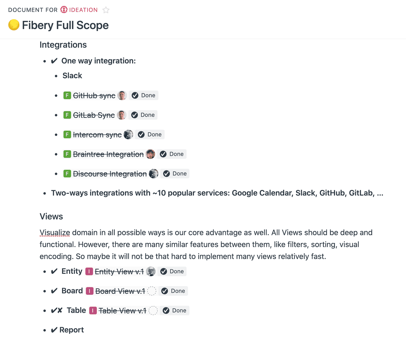 How Fibery uses Fibery for product development