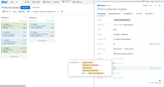 Fibery vs. Aha! What a beauty!